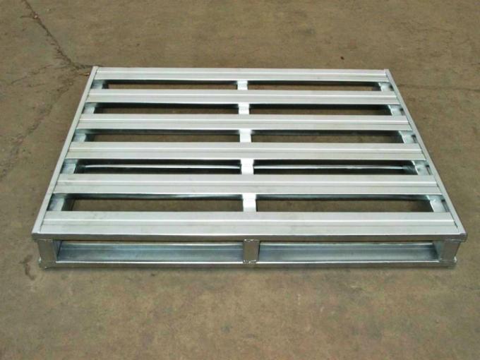 Heavy Duty Stacking Galvanized Steel Pallets For Warehouse Storage