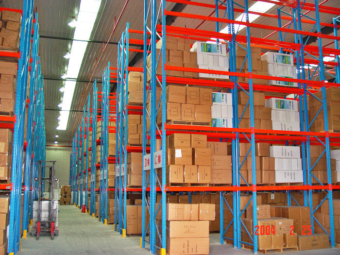 5 Levels Strong Loading Support Heavy Duty Pallet Racking For Auto ...