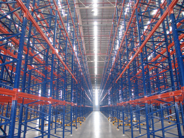 3000kg Durable Conventional Selective Pallet Racking Heavy Duty Metal ...